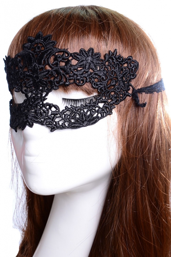 Gothic Elegant Lace Party Evening Prom Masquerade Mask - STYLESIMO.com